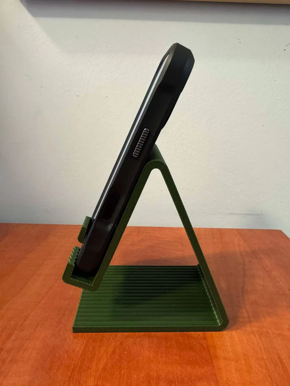 Phone Stand with Cable Hole - Free 3D Print Model - MakerWorld