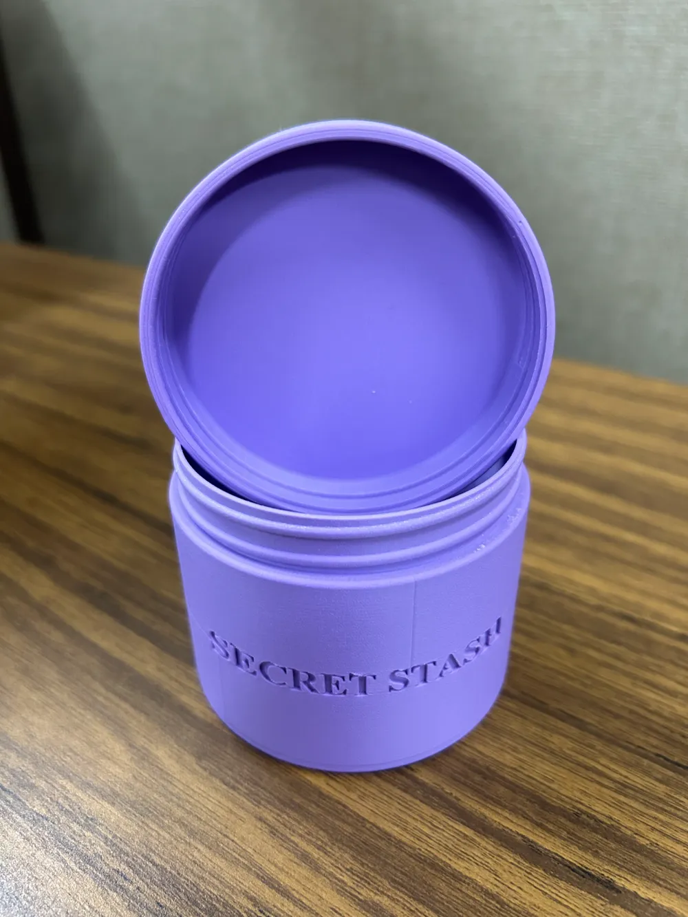 Secret Stash - Threaded Jar and Lid by Ace_17 - MakerWorld