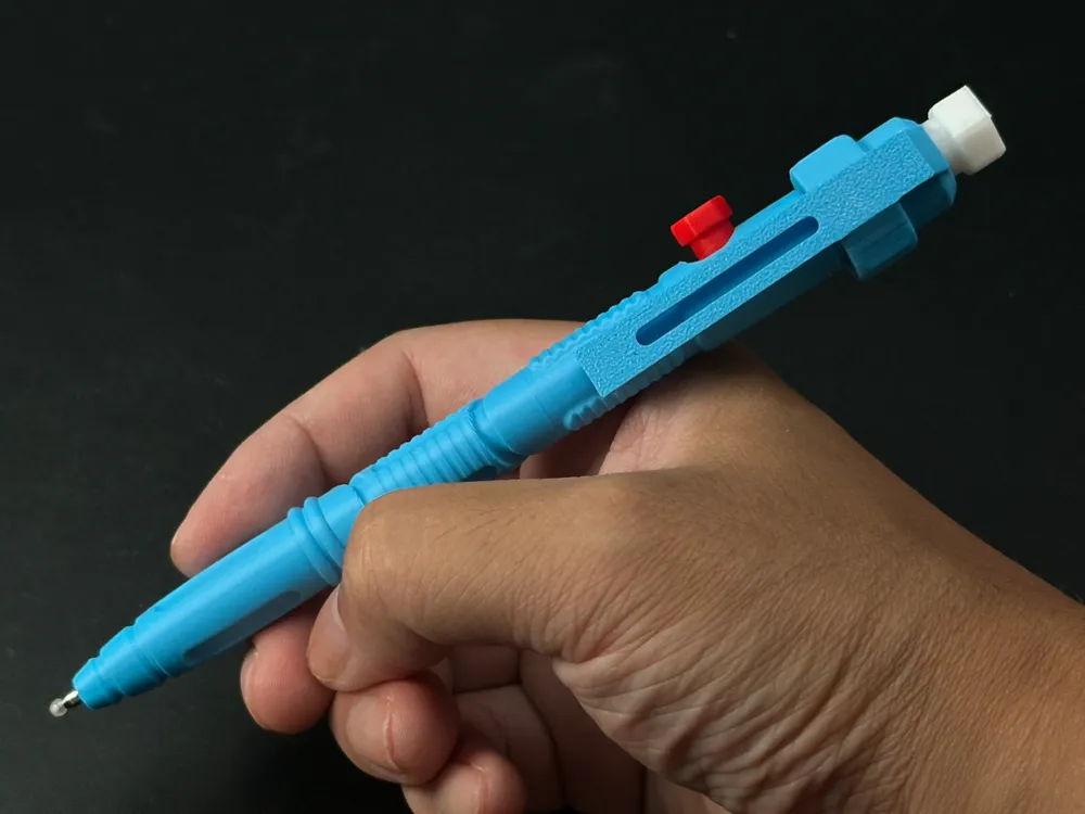 Tactical-Style EDC-Friendly Ballpoint Pen (G2) - Free 3D Print Model ...