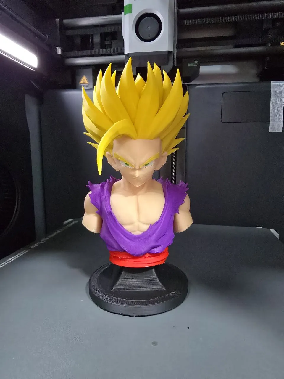 Son Gohan Super Bust - Free 3D Print Model - MakerWorld