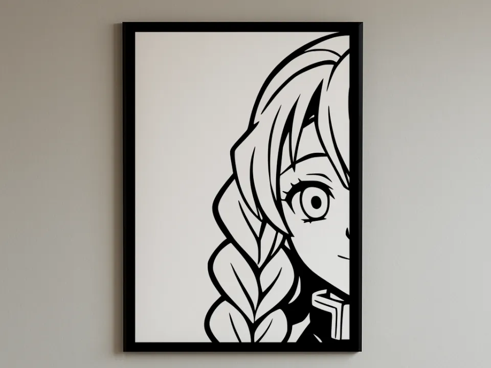 Mitsuri Kanroji wall art by sballo MakerWorld: Download Free 3D Models