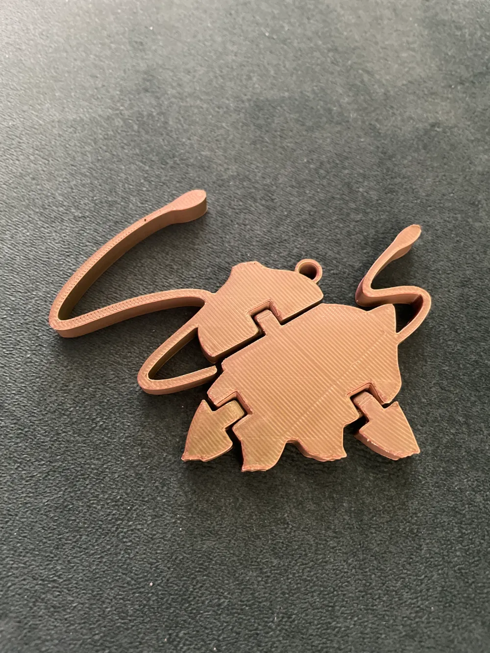 Bulbasaur Articulated Keychain Pokemon Green Flexi by MaajkiPL ...