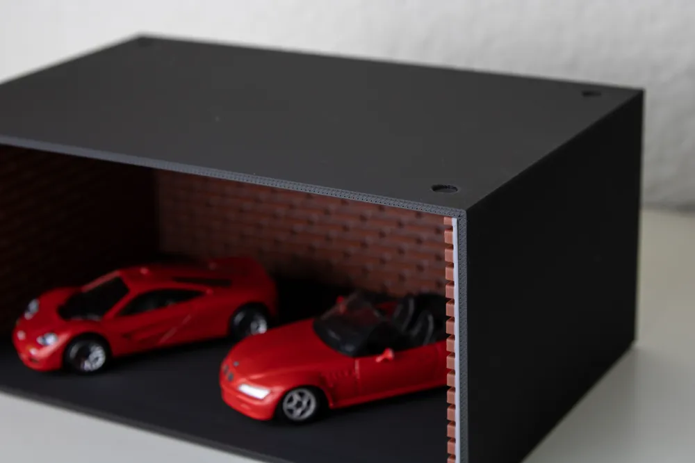Diecast garage display - Free 3D Print Model - MakerWorld