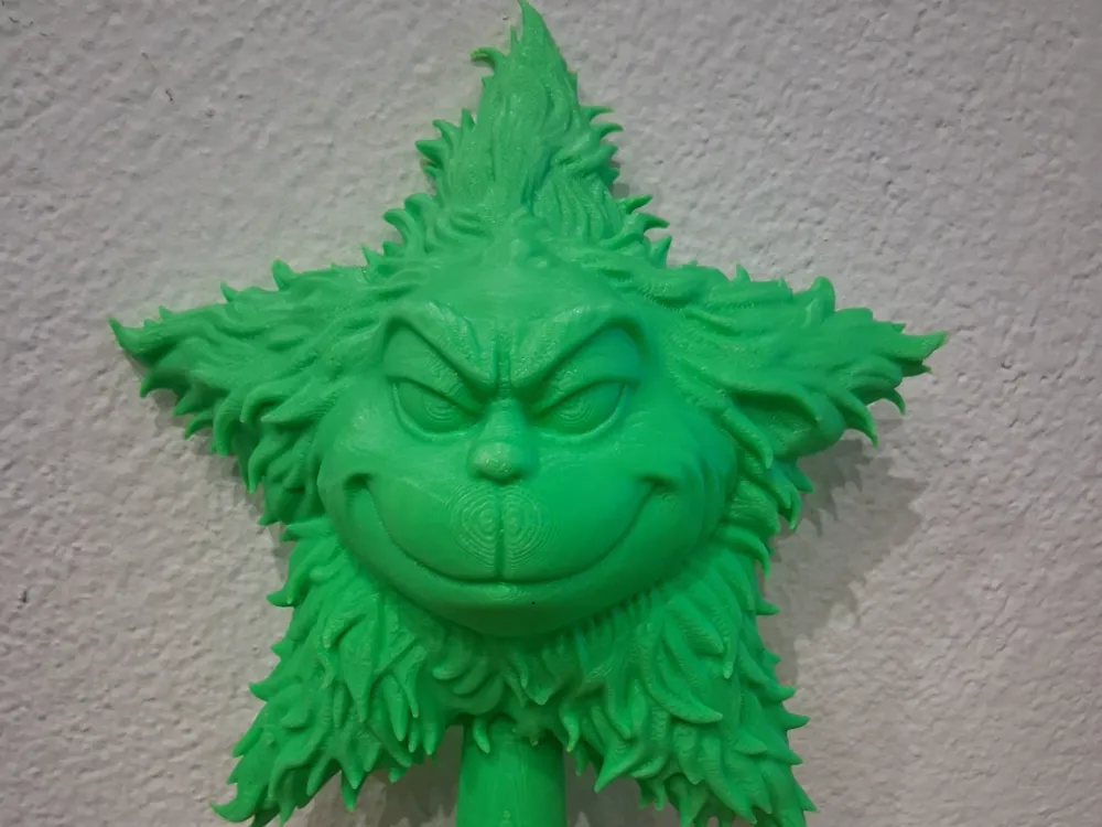 Christmas Grinch Star - Free 3D Print Model - MakerWorld