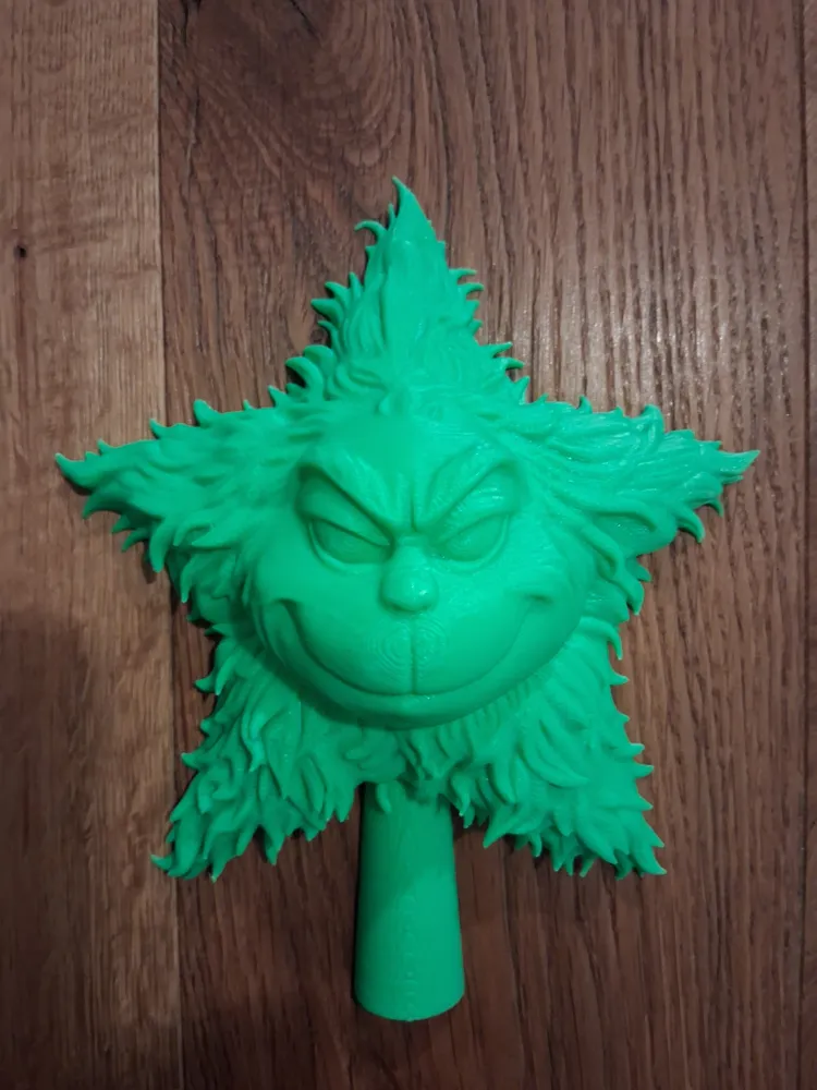 Christmas Grinch Star - Free 3D Print Model - MakerWorld
