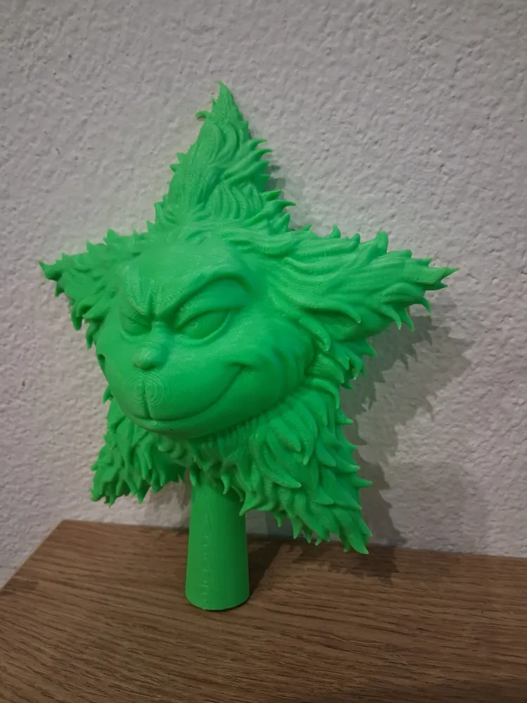 Christmas Grinch Star - Free 3D Print Model - MakerWorld