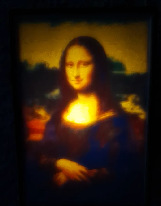 Mona Lisa (Mörkrädd LED night light) by yahbluez - MakerWorld