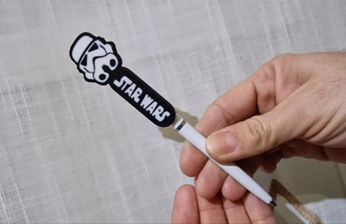 Adorno para caneta e lápis Stormtrooper STAR WARS - Modelo gratuito ...