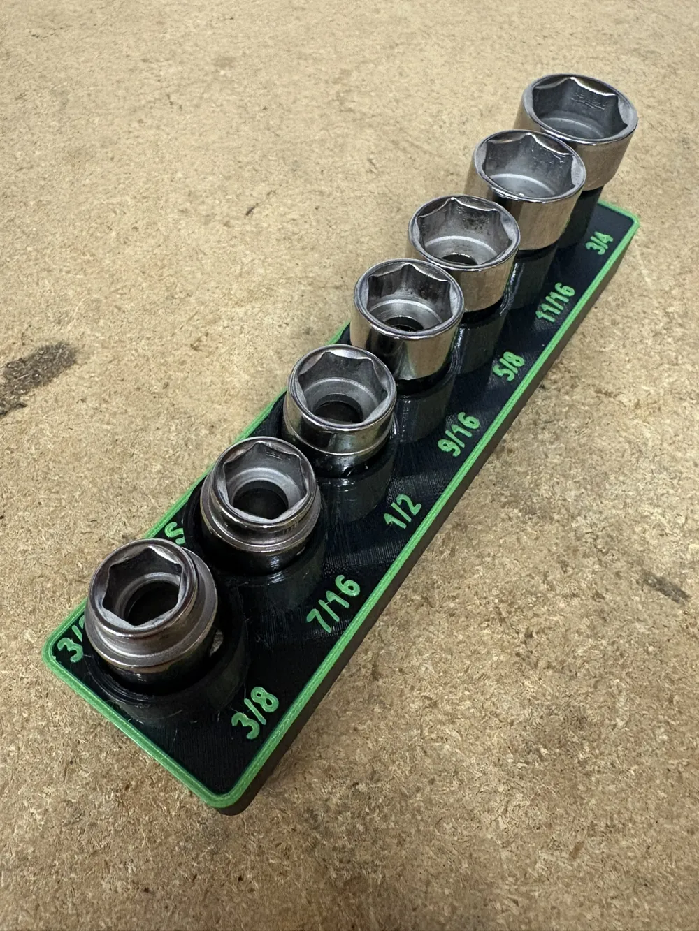 Craftsman SAE 3/8" Swivel Socket Holder Gridfinity by RobNordic ...