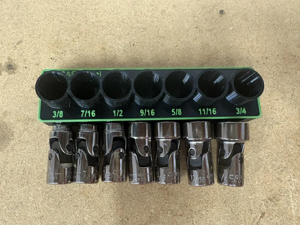 Craftsman SAE 3/8" Swivel Socket Holder Gridfinity by RobNordic ...