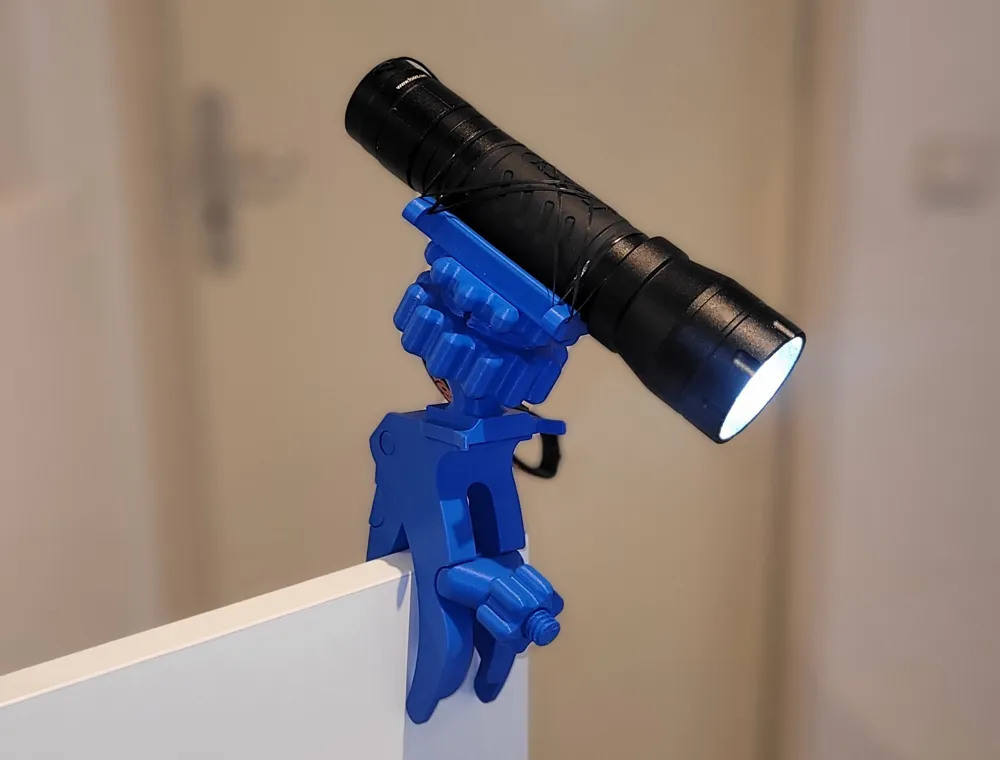 IK-MultiMount Flashlight-clamp mount - Free 3D Print Model - MakerWorld
