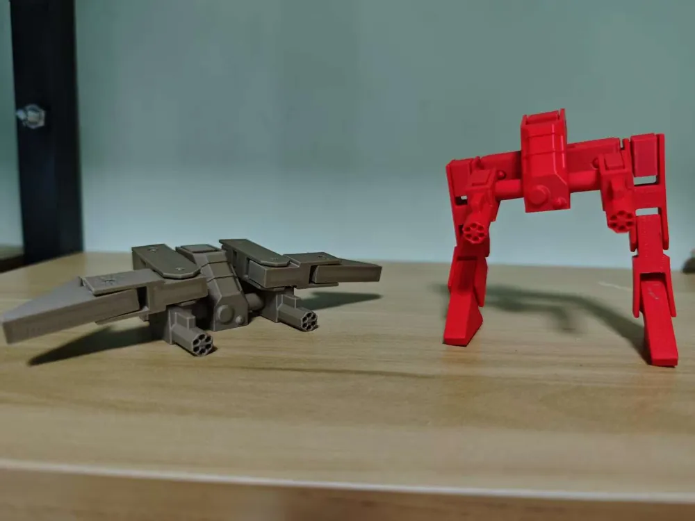 Transforming Mech. Print-in-place, quick transformation, satisfying ...