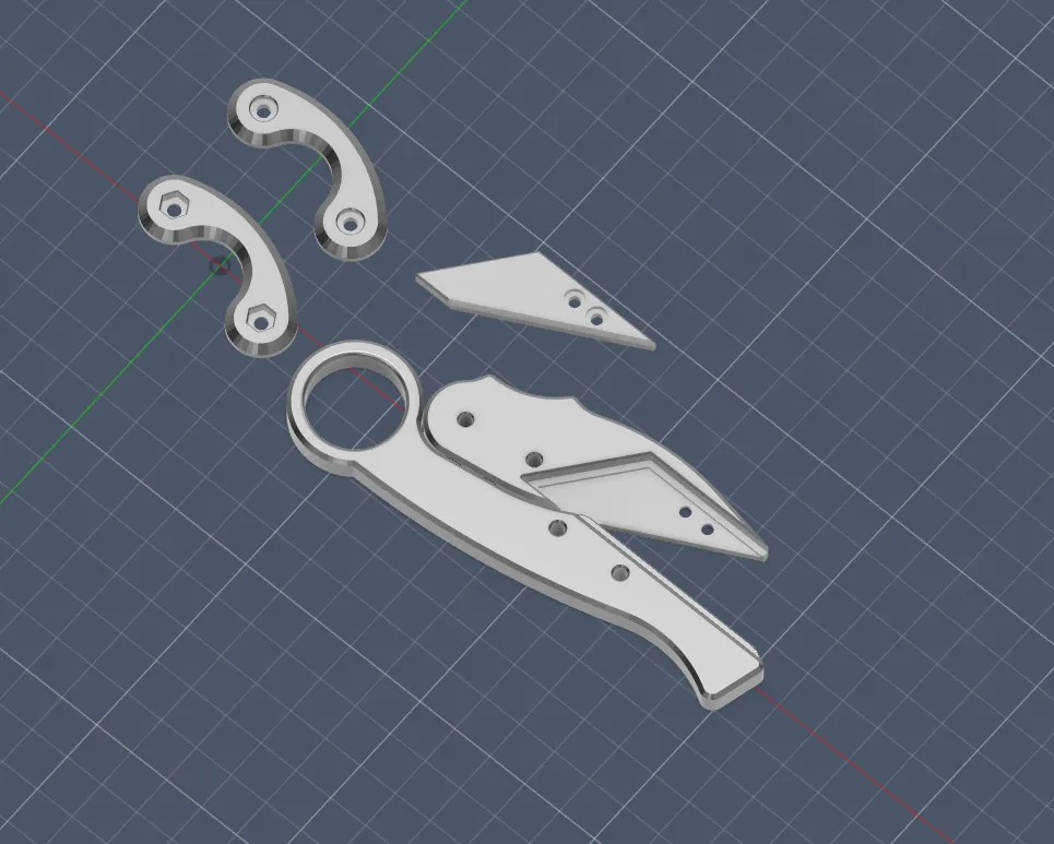 Karambit Utility Knife Remixed by BO92 MakerWorld: Download Free 3D Models