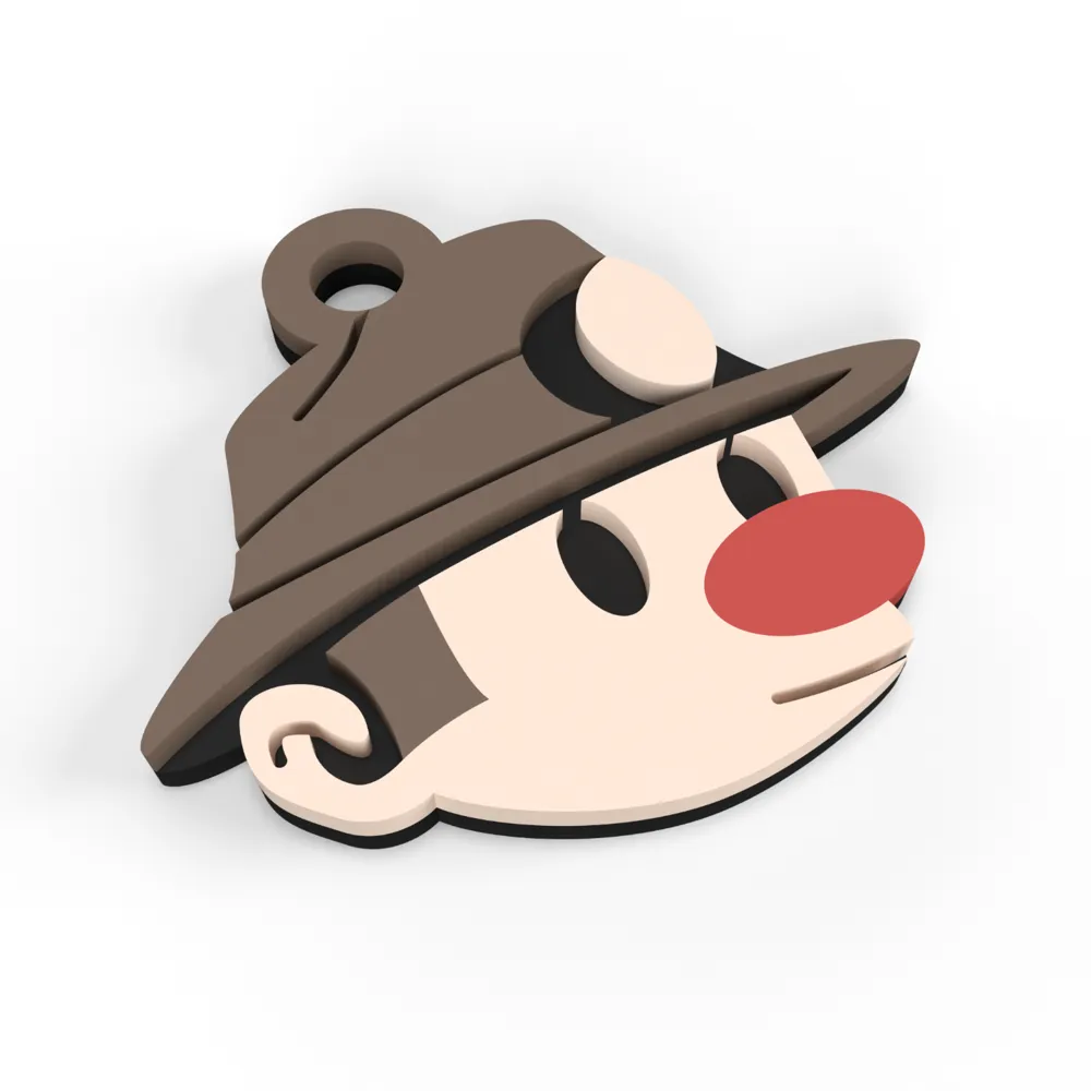 Spelunky Guy keychain by nicodeimos - MakerWorld