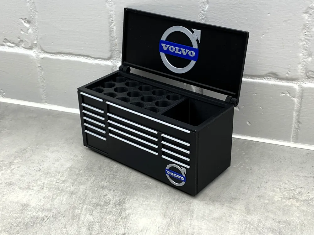 Lid for Volvo Desk Work Toolbox Pen Holder by Mrtk1970 - MakerWorld