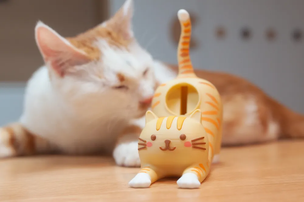 Cat Watch Charger Stand - Free 3D Print Model - MakerWorld