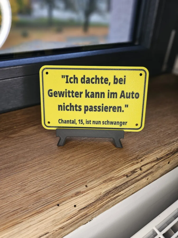 8 different funny signs - Free 3D Print Model - MakerWorld