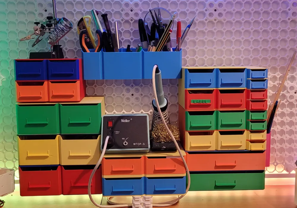 Parametric Multiboard Drawers by Xalakis - MakerWorld