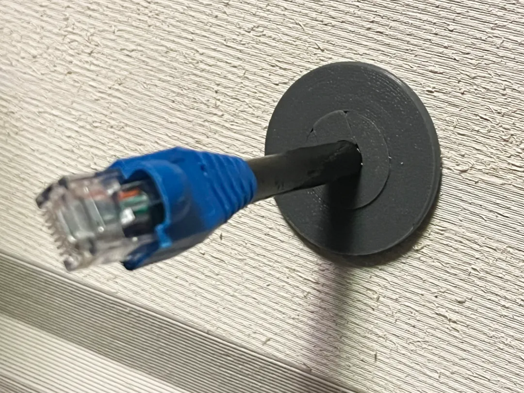 Network Cable Wall Seal by Kvamso MakerWorld: Download Free 3D Models