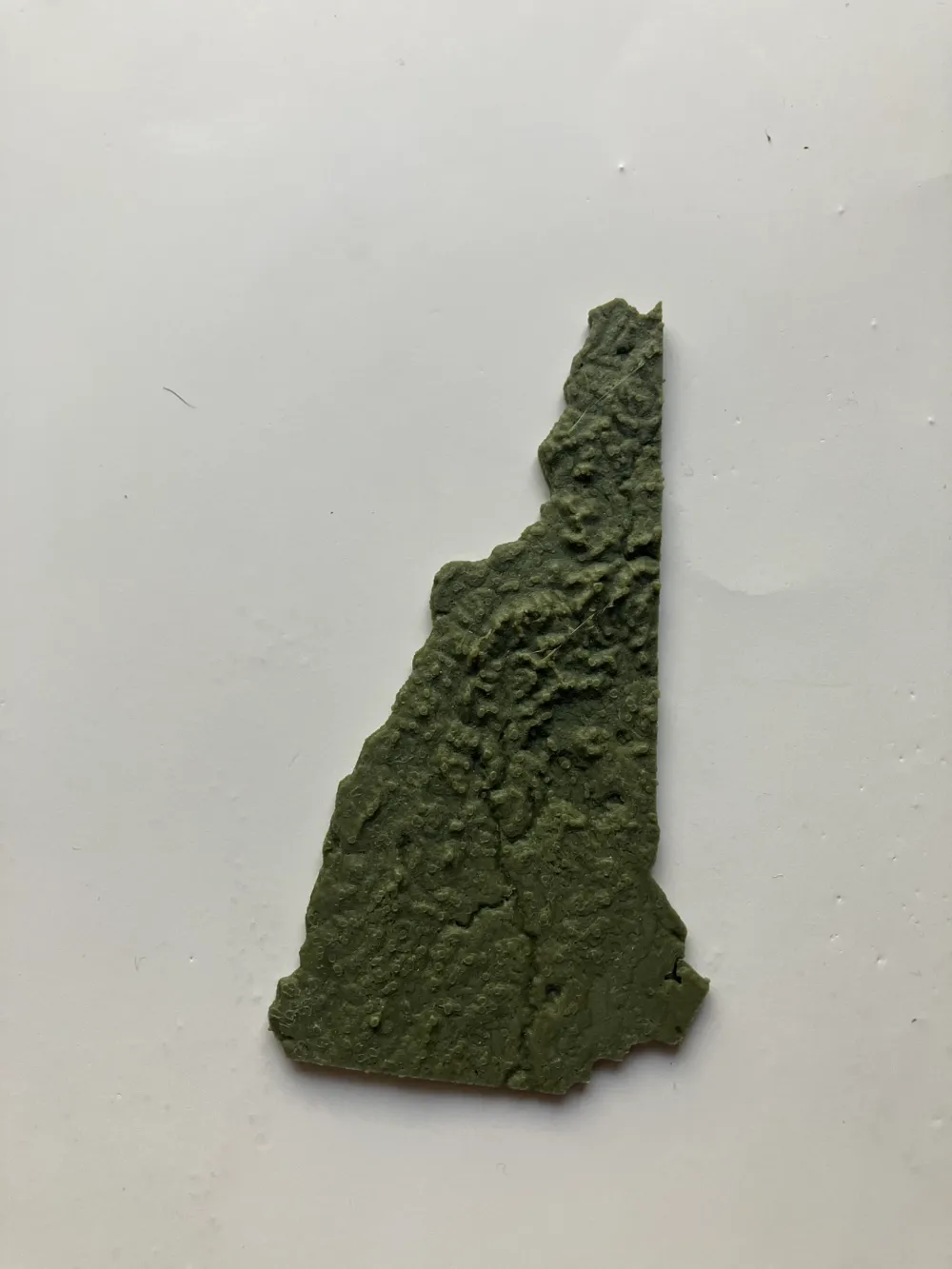 New Hampshire, USA (NH) Linear Topographic Map by ansonl - MakerWorld