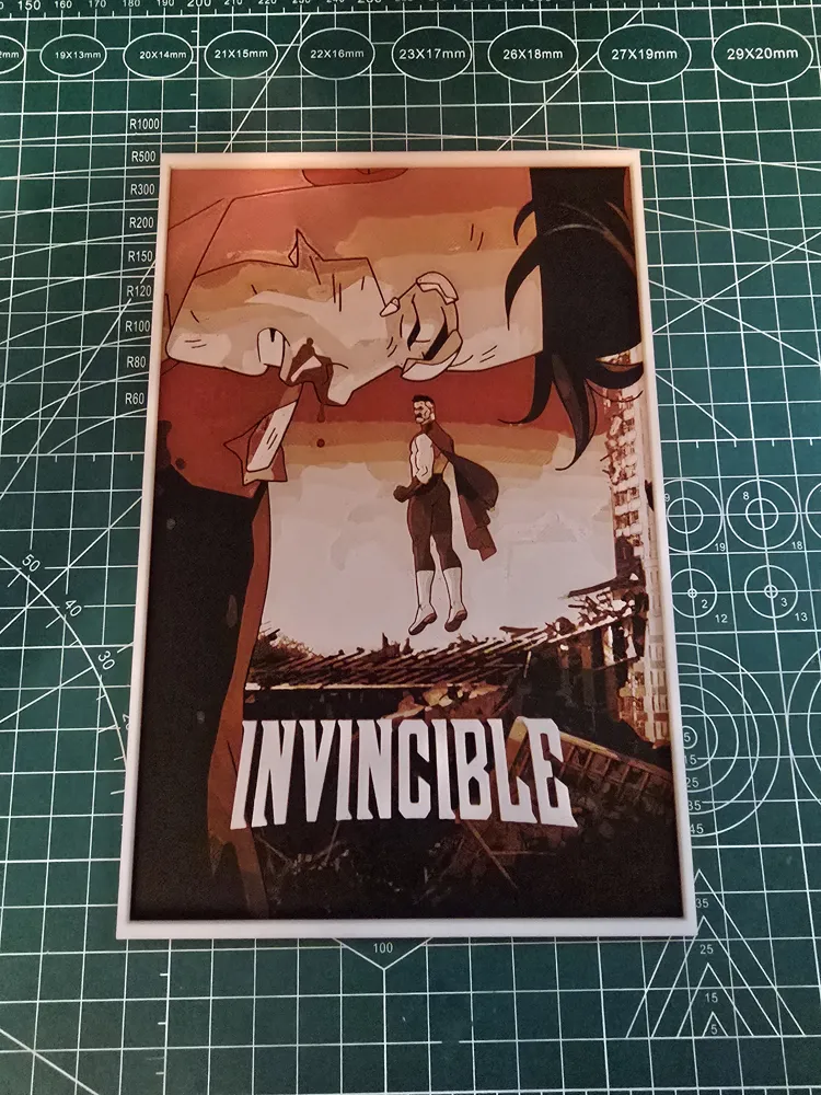 Invincible Poster - Hueforge Art by Lumpy3D MakerWorld: Download Free ...