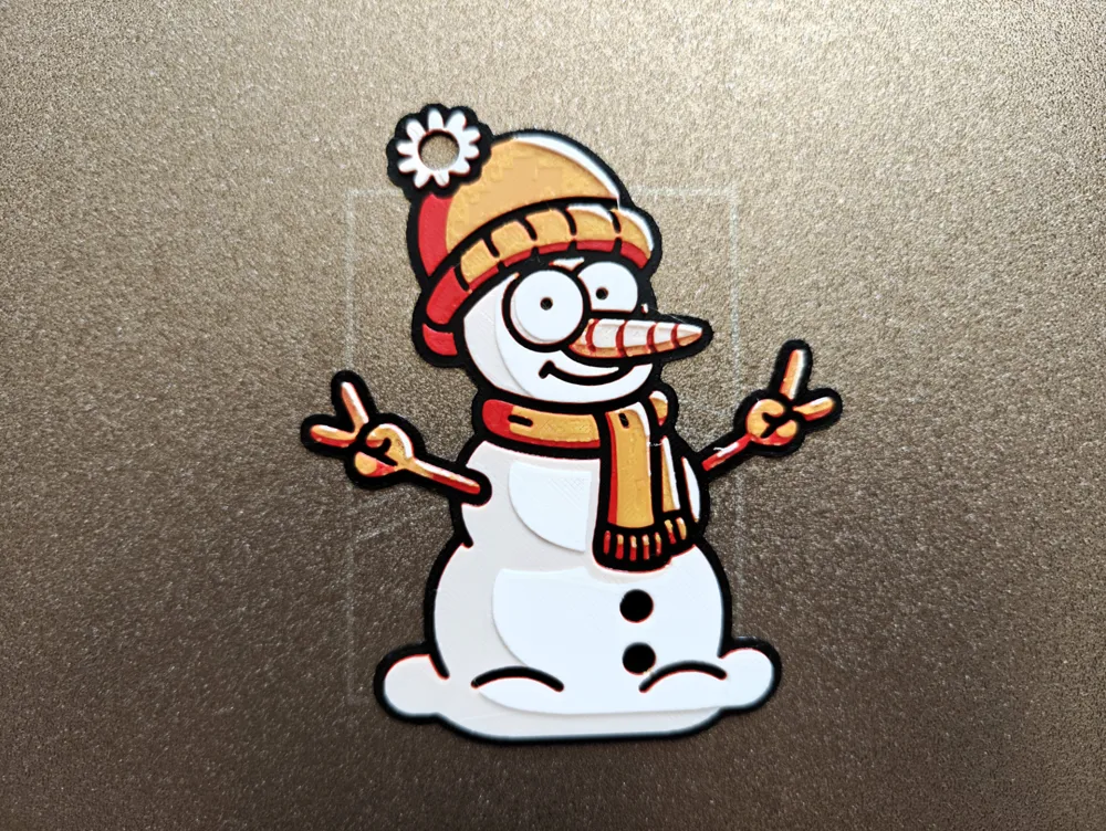 Simpsons Styled Snowman Ornament Pack - Free 3D Print Model - MakerWorld