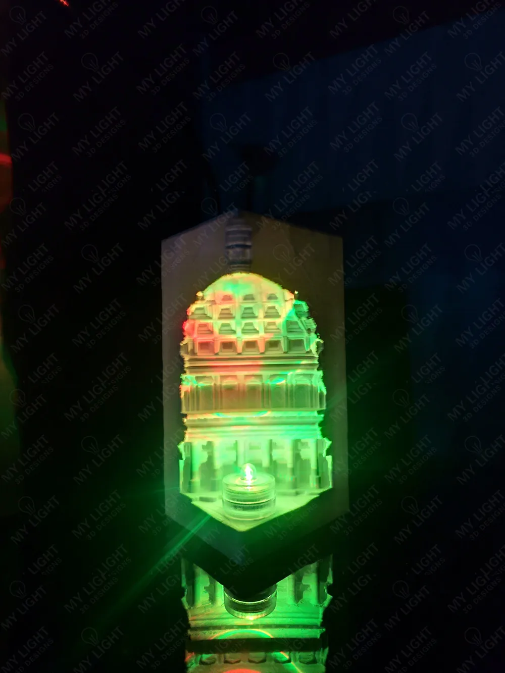 Stone Dome Light – Architectural LED Lamp - Free 3D Print Model ...