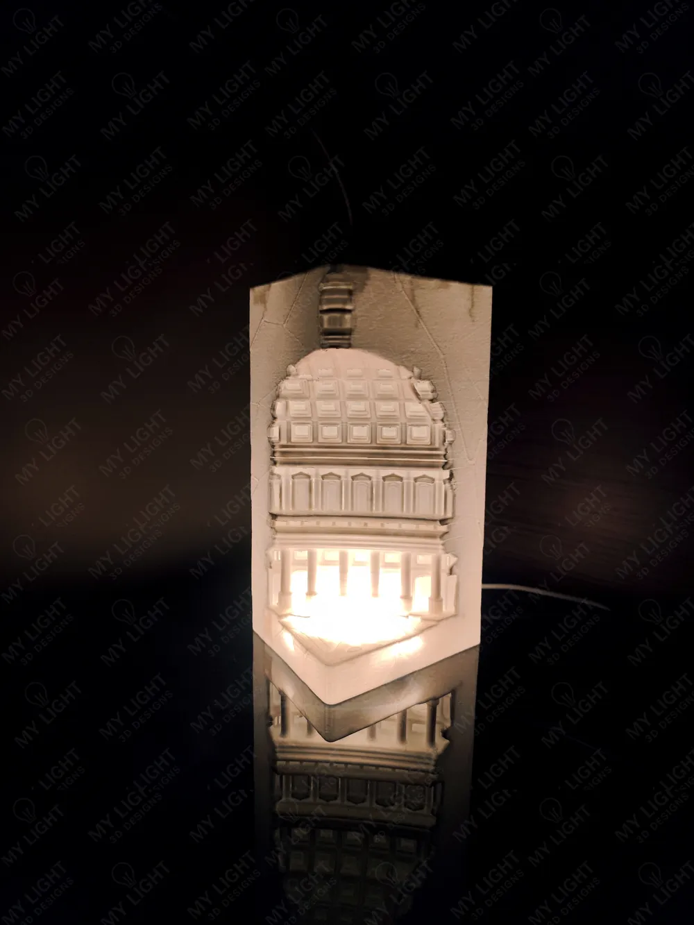 Stone Dome Light – Architectural LED Lamp - Free 3D Print Model ...