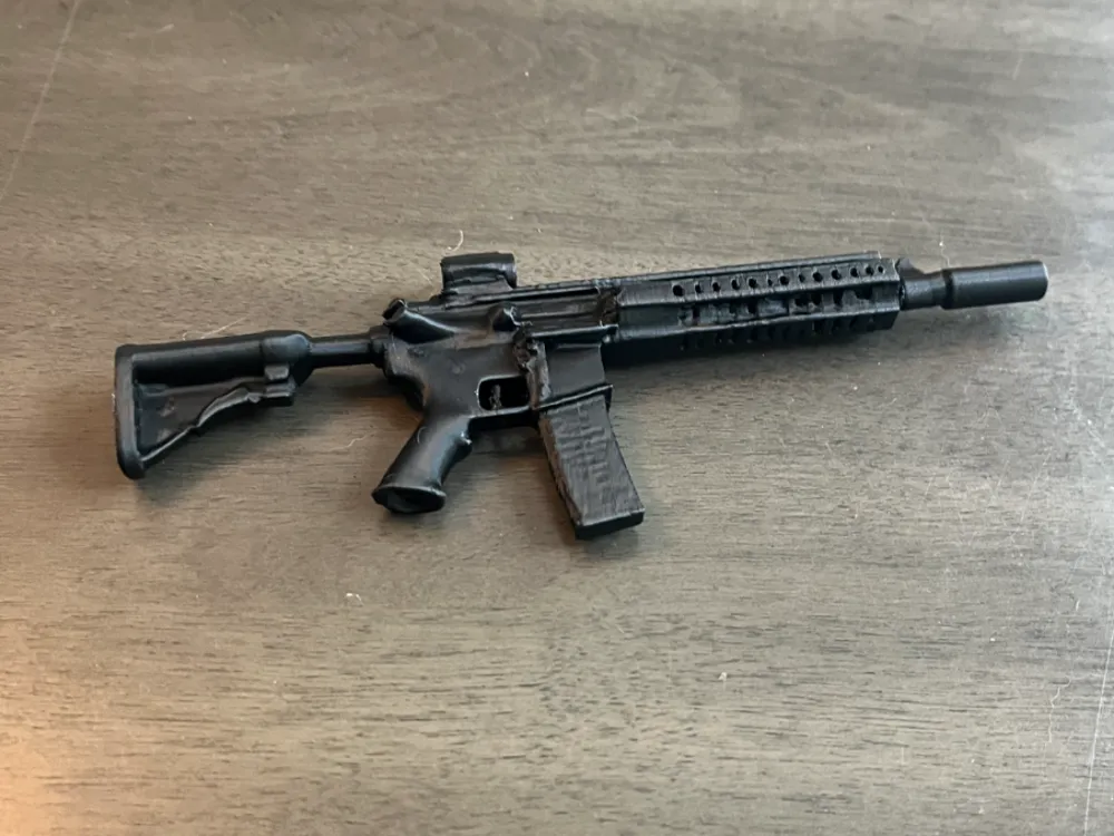 Realistic AR 15 Prop Model - Free 3D Print Model - MakerWorld