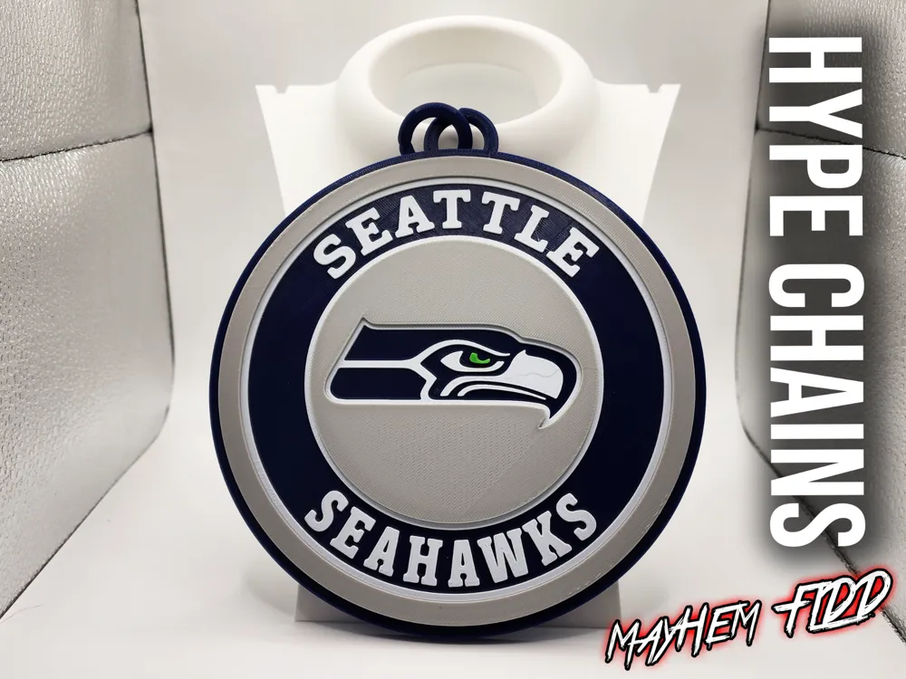 Seattle Seahawks - Hype Chain - Free 3D Print Model - MakerWorld