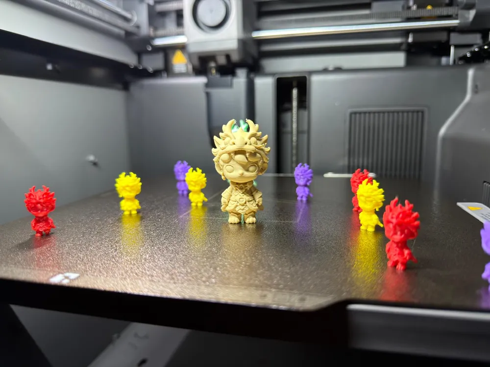 Tiny Dragon Girl – Fast, Cute & 3g Filament - Free 3D Print Model ...