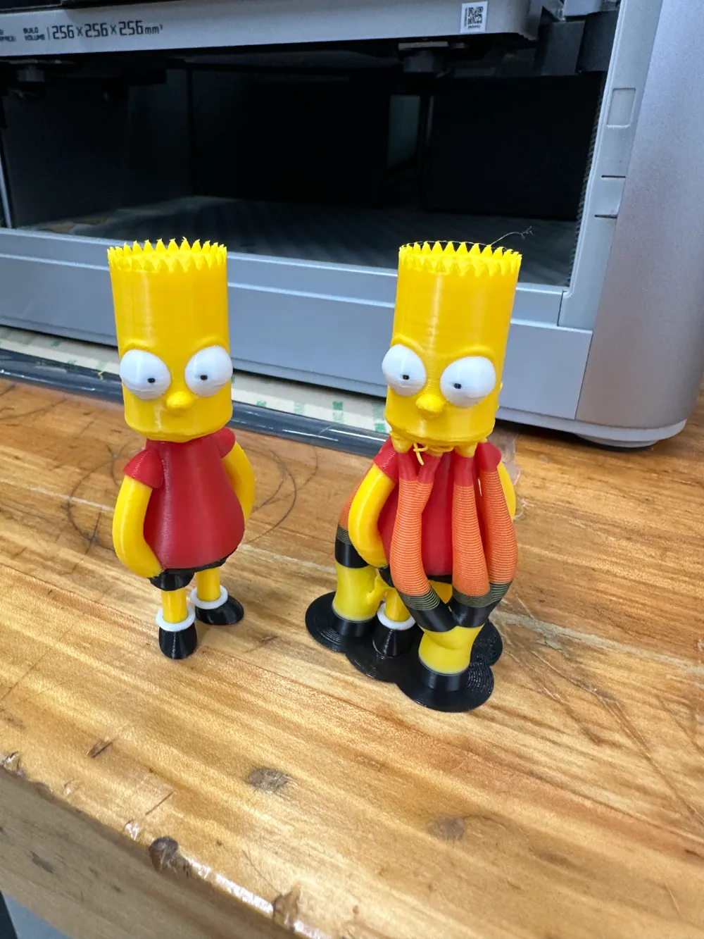 Bart Simpson Figurine ~3 INCHES Tall~4 Color Print Remixed by The ...