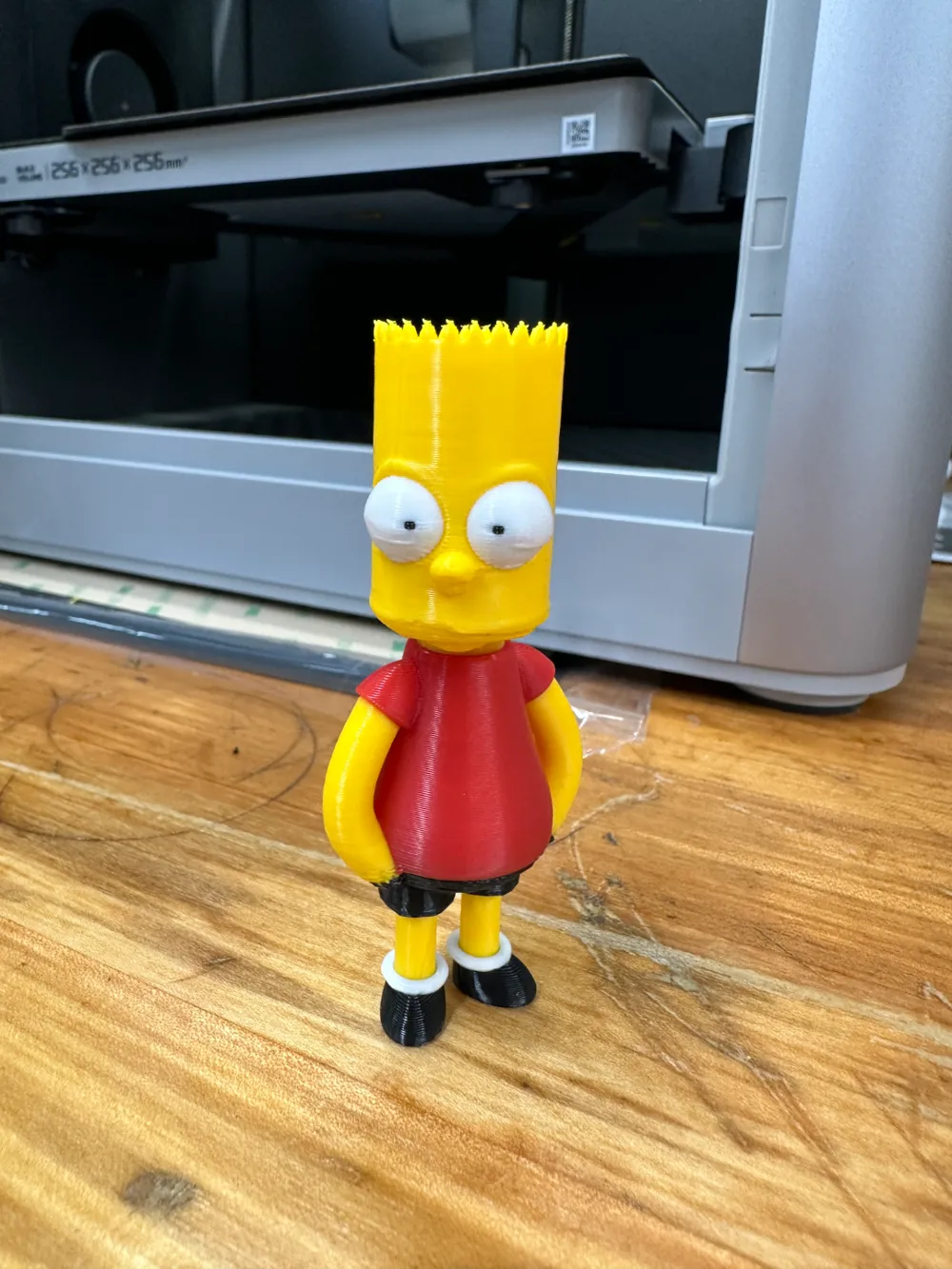 Bart Simpson Figurine ~3 INCHES Tall~4 Color Print Remixed by The ...