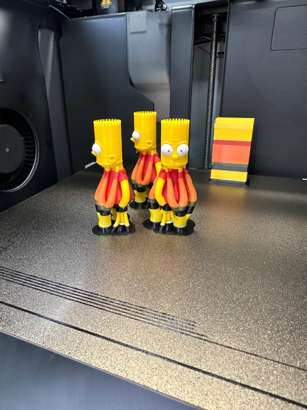 Bart Simpson Figurine ~3 INCHES Tall~4 Color Print Remixed by The ...