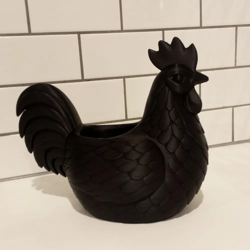 Rooster Chicken Planter by shepherdspie MakerWorld: Download Free 3D Models