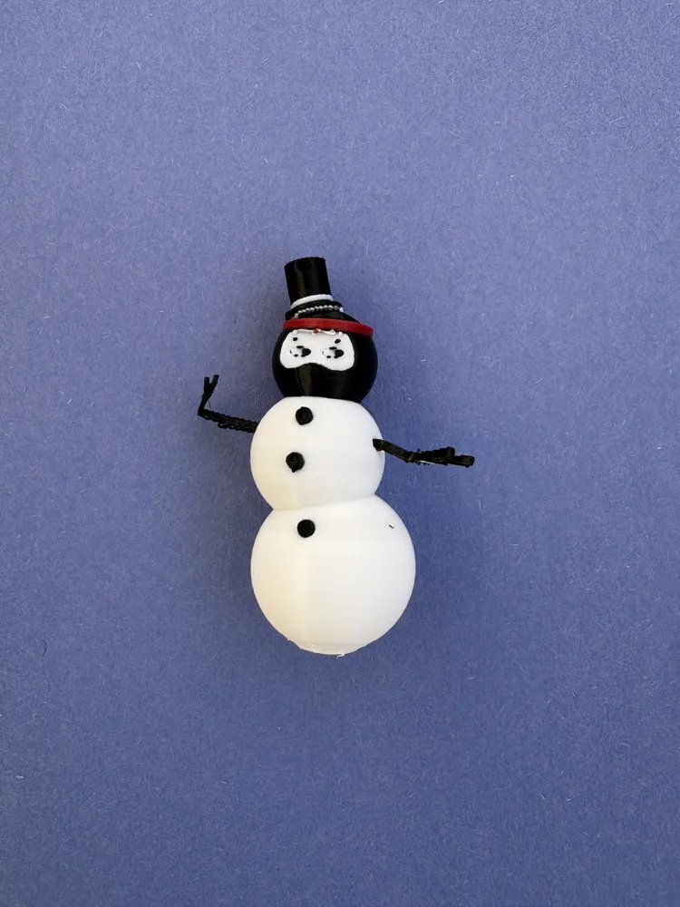 Ninja Snowman Ornament With/Without AMS by CoolTrinkets35 MakerWorld ...
