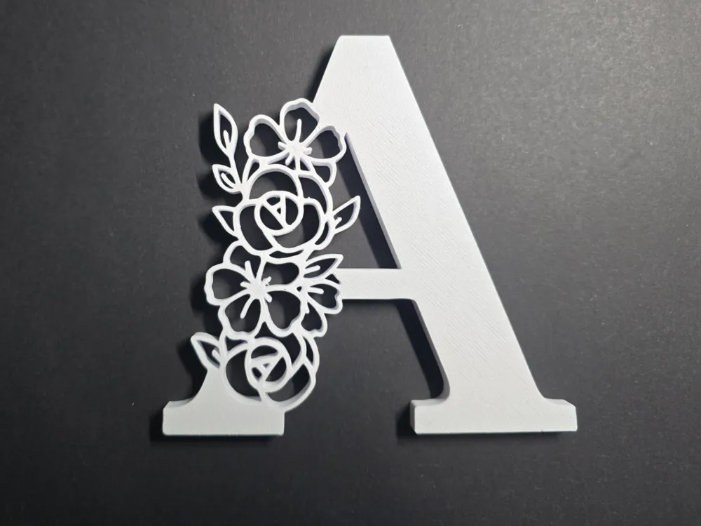 3D Decorative Letter A-Z Wall Decor by Plottersu MakerWorld: Download ...