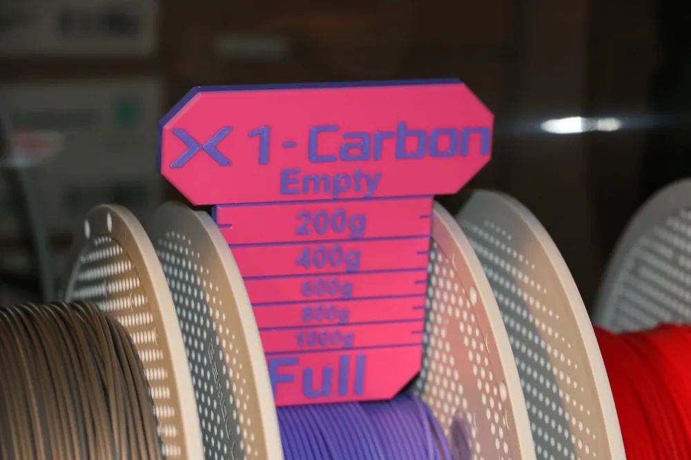 Filament Spool Meter X1C by SlickPrint MakerWorld: Download Free 3D Models