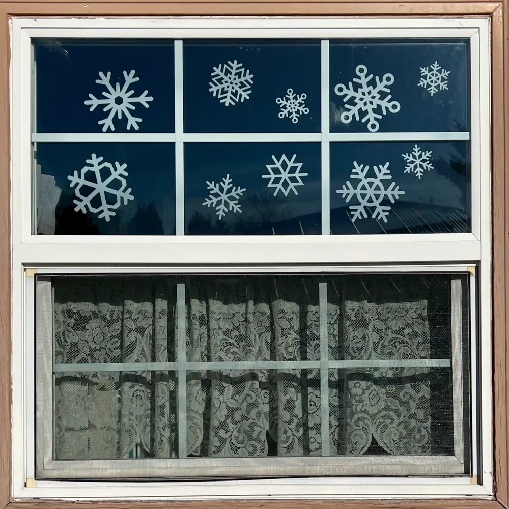 2 Layer Snowflakes Window Decoration by NUKDDD - MakerWorld