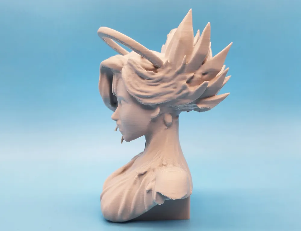 Overwatch Mercy Bust - Free 3D Print Model - MakerWorld