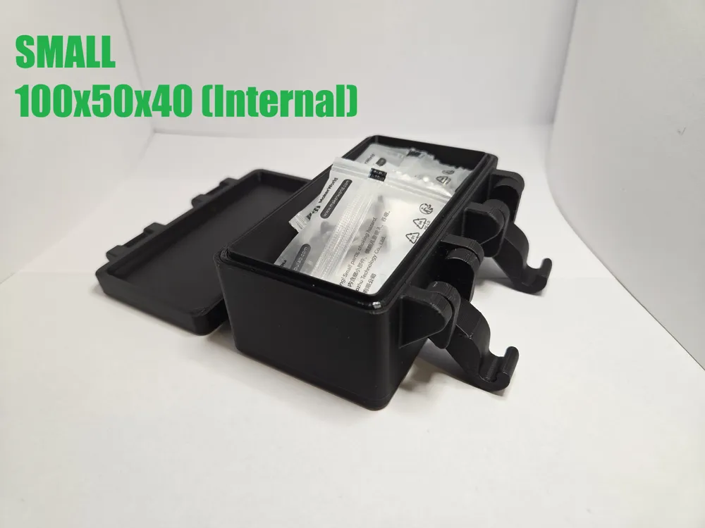 Waterproof Latch Sealed Boxes - Print-in-Place - Free 3D Print Model ...