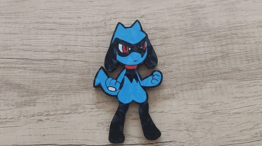 Riolu Wall Art by Sitsero - MakerWorld