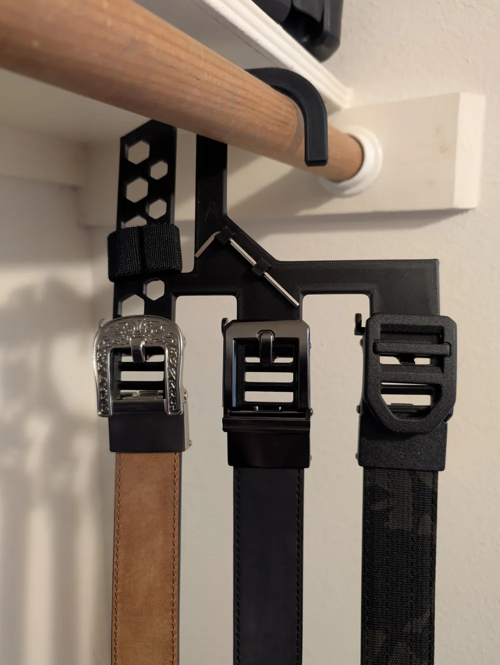 3-Belt Ratchet Click Belt Organizer & Tool Caddy - Free 3D Print Model ...
