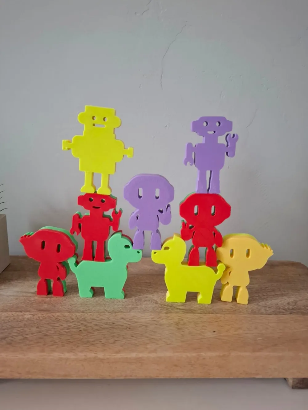 Robot stacking game / stacking / sensory play by juf_tamara_ MakerWorld ...