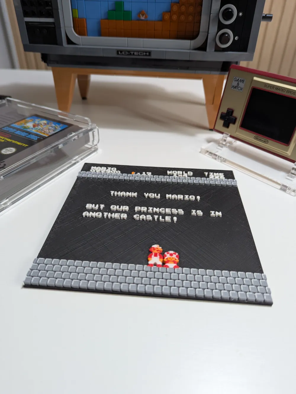 Princess in Another Castle - Super Mario Bros NES - Free 3D Print Model ...
