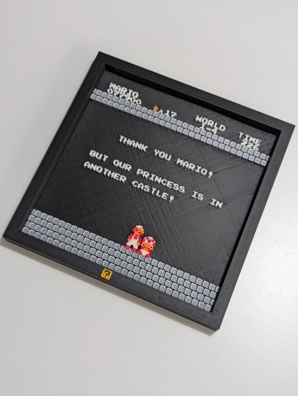 Princess in Another Castle - Super Mario Bros NES - Free 3D Print Model ...