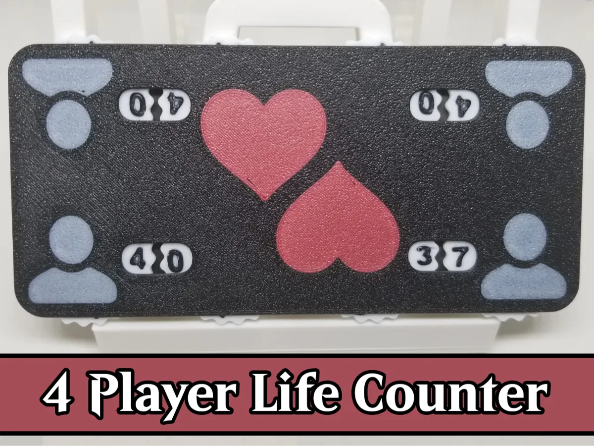MTG Commander Life Counter / Tracker - 00-99 Dials - Free 3D Print ...