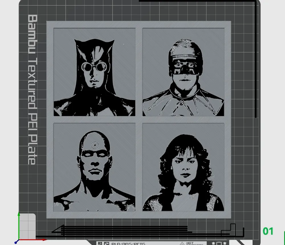 WATCHMEN Pop Art by Classic 2.5 MakerWorld: Download Free 3D Models