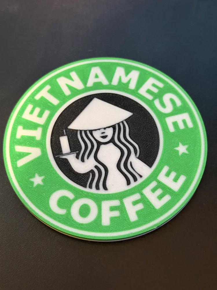 Vietnamese Coffee Coaster by nerdtalker MakerWorld: Download Free 3D Models