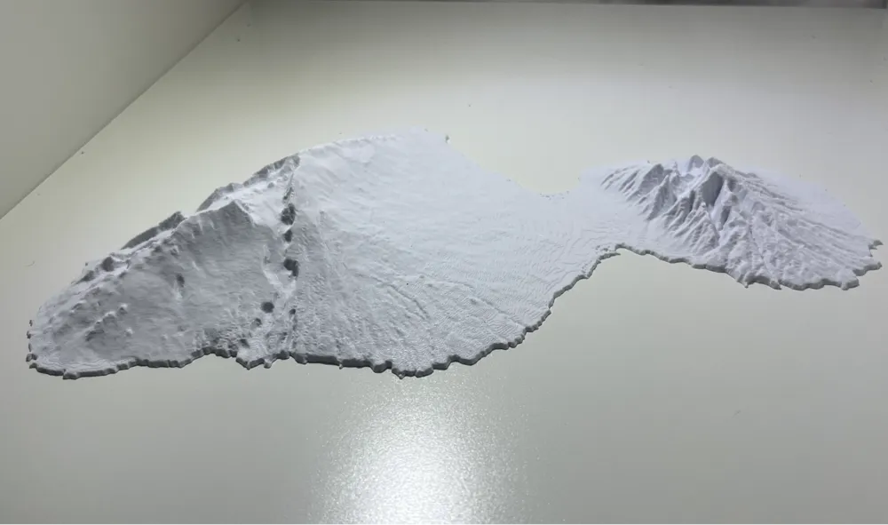 Maui Hawaii Topographic Terrain Map by john - MakerWorld